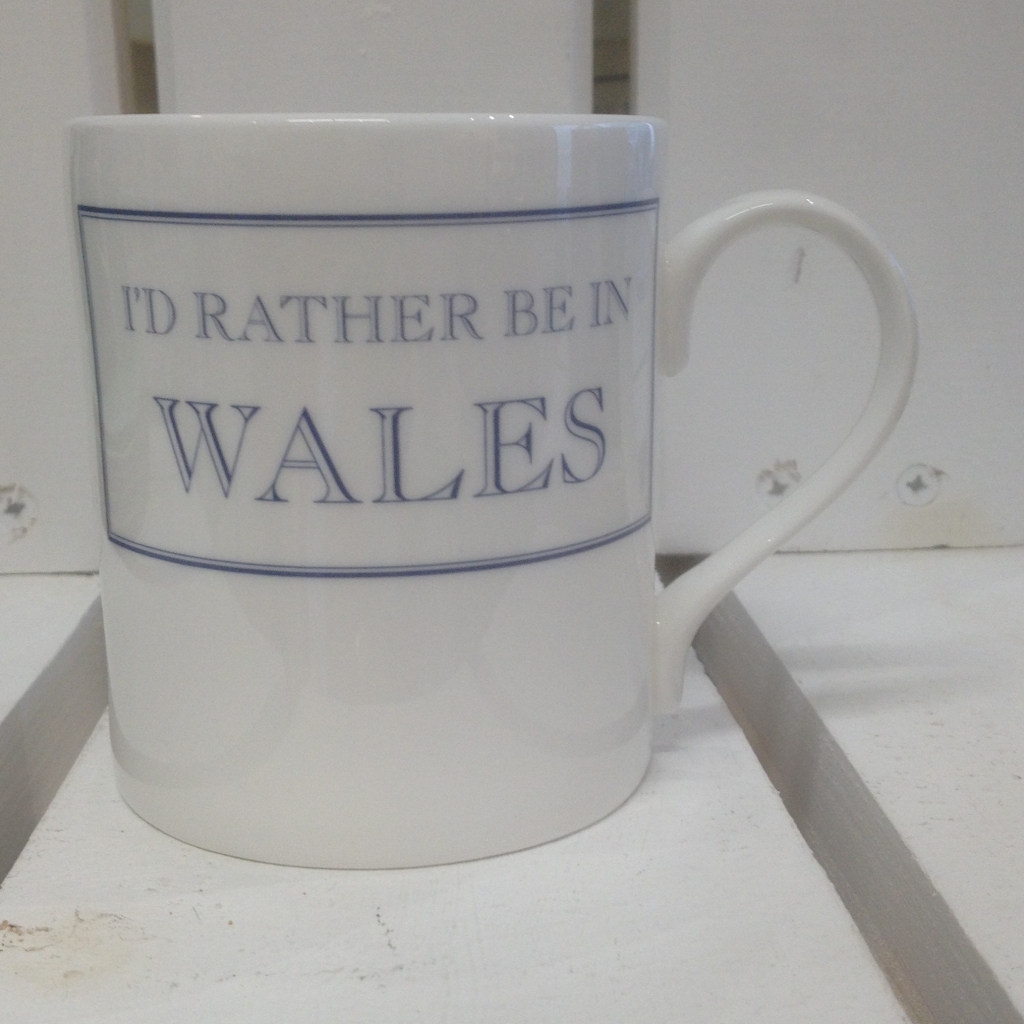 I'd Rather Be In Wales Mug - Shore Coastal